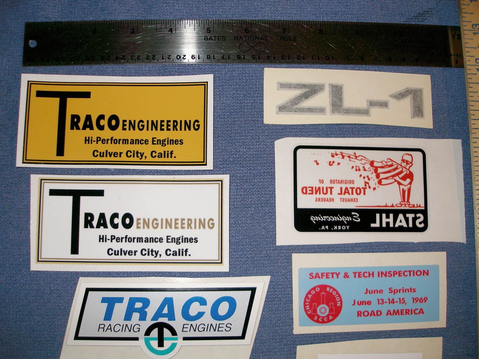 FS (For Sale) Various stickers - TRACO, L-88, Harry Mann, Stahl, ZL-1 ...