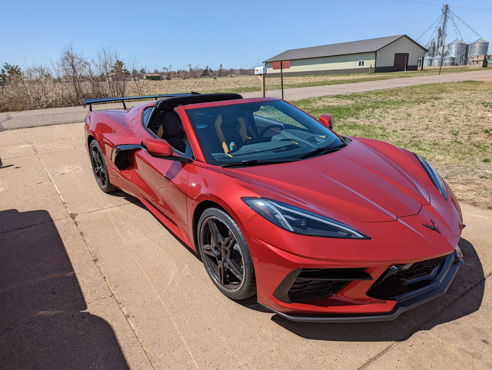 SOLD - 2022 2LT z51 red mist coupe, 1900 miles - CorvetteForum ...