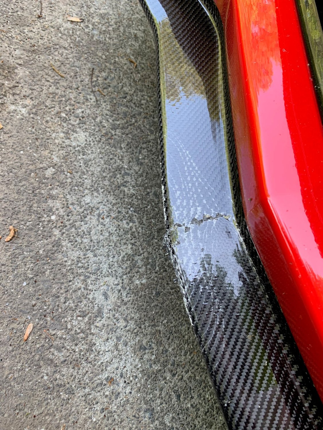 Front Splitter meets the Curb - CorvetteForum - Chevrolet Corvette ...