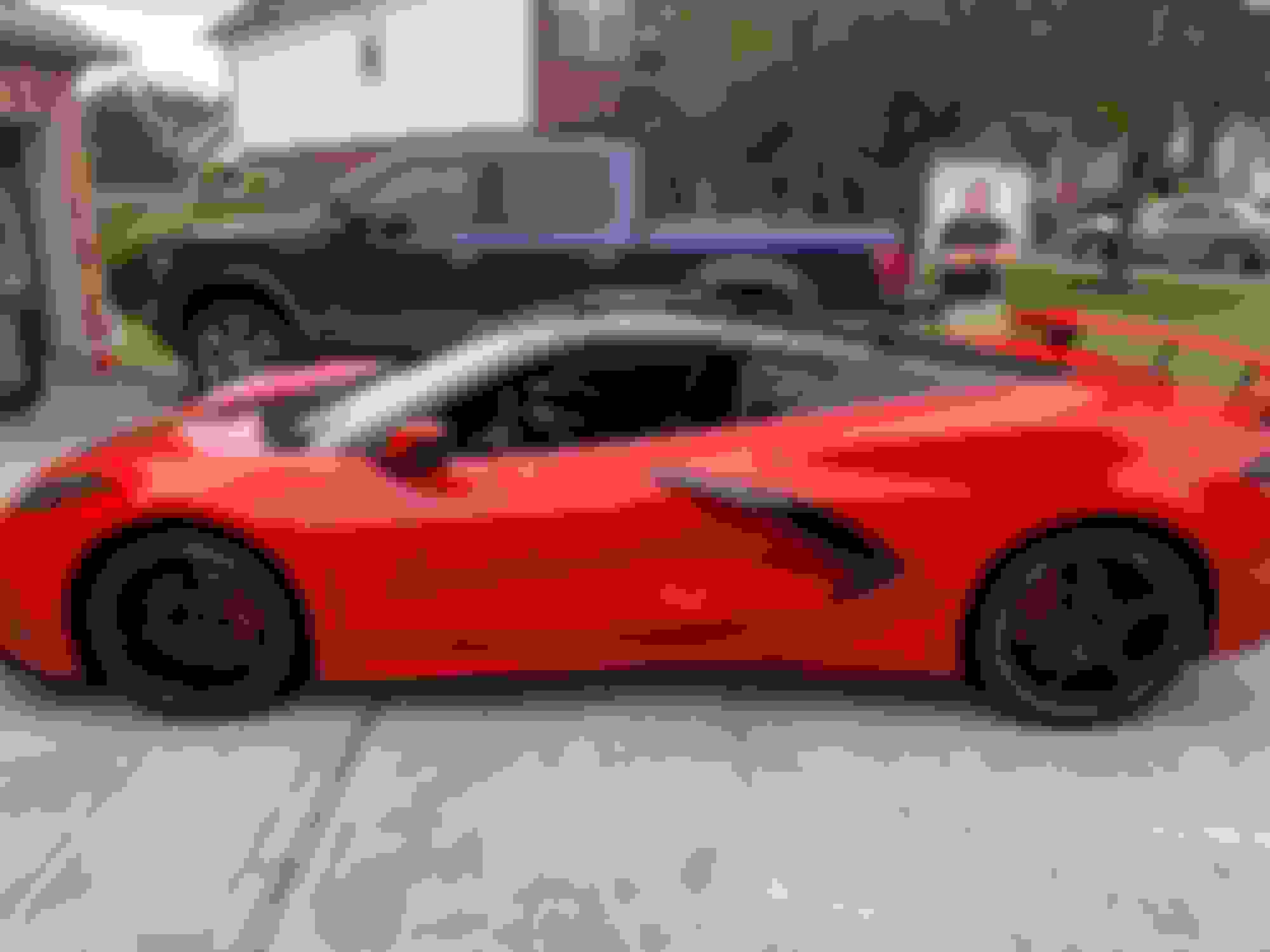 Red C8 with black top wrap - CorvetteForum - Chevrolet Corvette Forum ...
