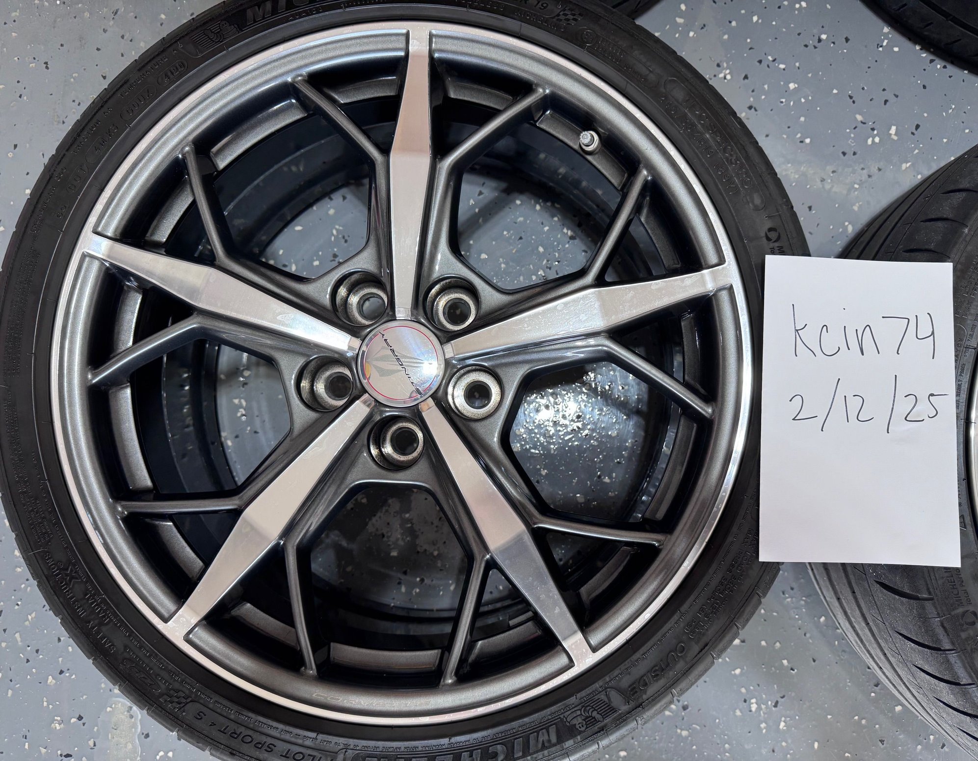FS (For Sale) OEM Gunmetal/Polished Trident Wheels - CorvetteForum ...