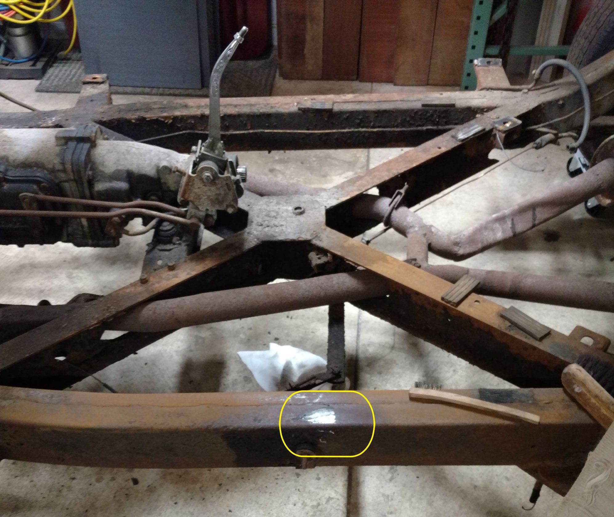 C1 VIN number location on chassis - CorvetteForum - Chevrolet Corvette ...