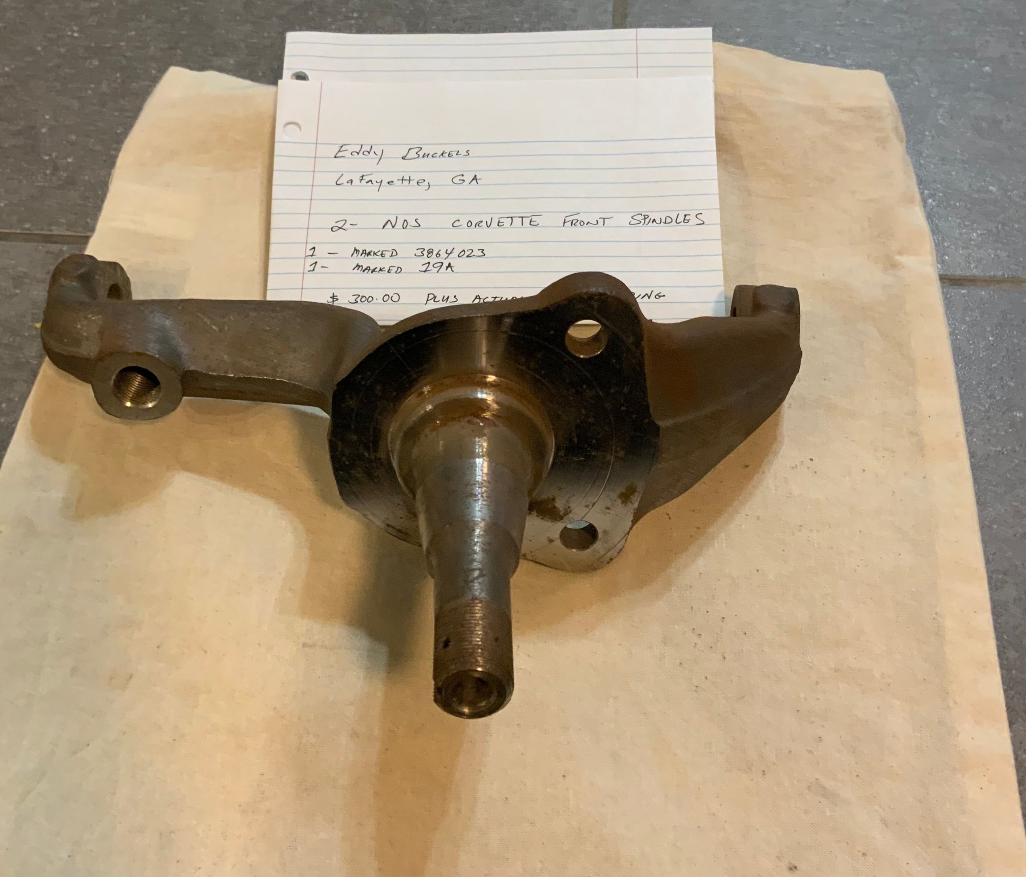 FS (For Sale) 65-67 NOS Front Spindles - CorvetteForum - Chevrolet ...