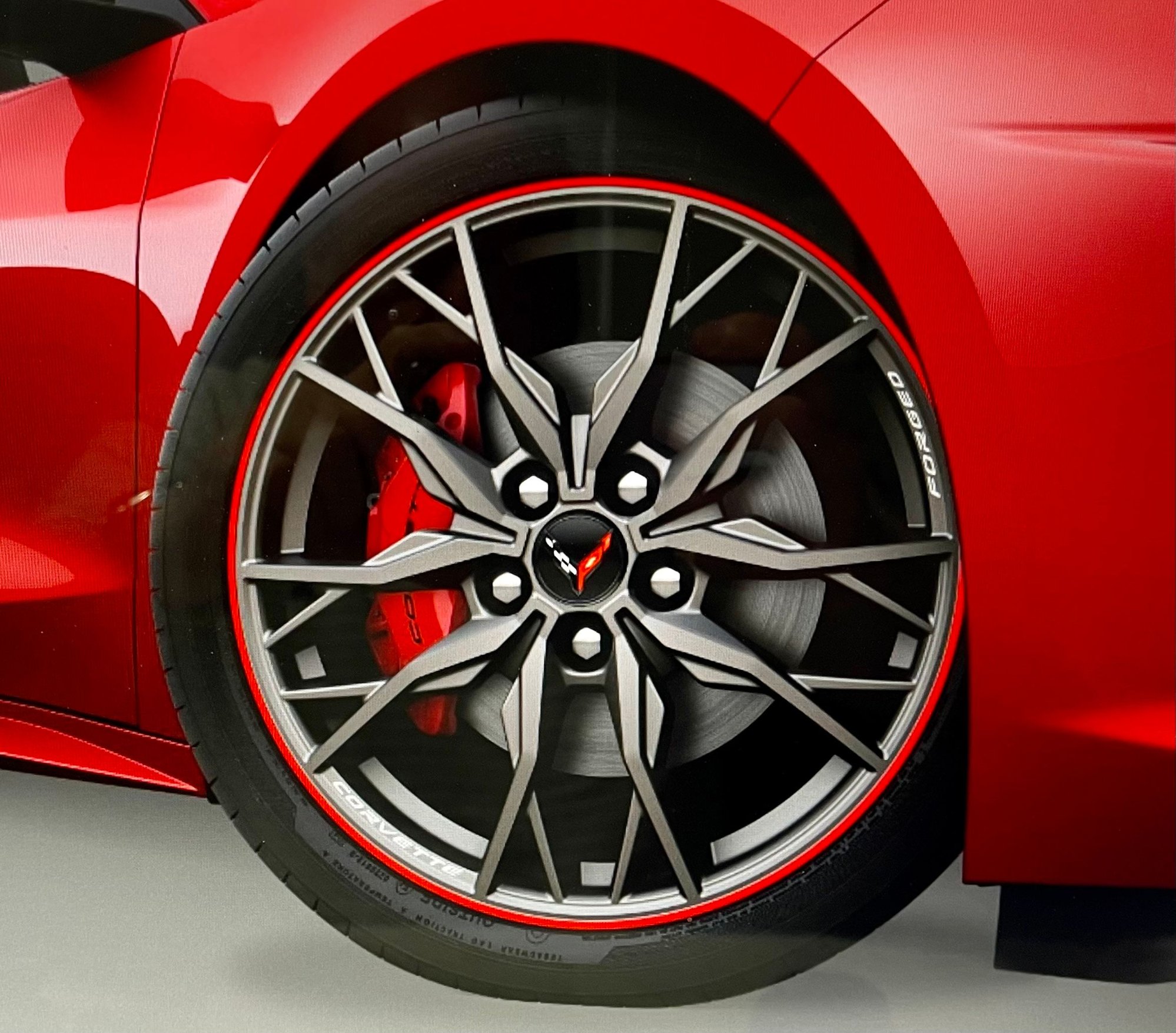 Q9A (red stripe) Wheel question - CorvetteForum - Chevrolet Corvette ...