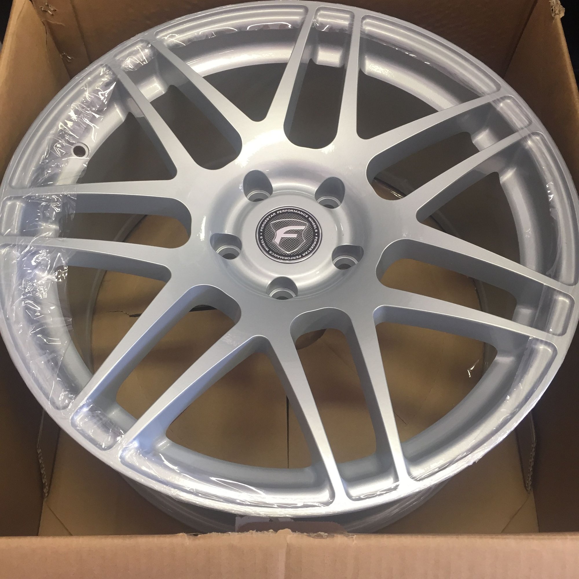 FS (For Sale) New Silver Set Forgestar F14 Rims 19/20 C5 Fitment $1200 ...