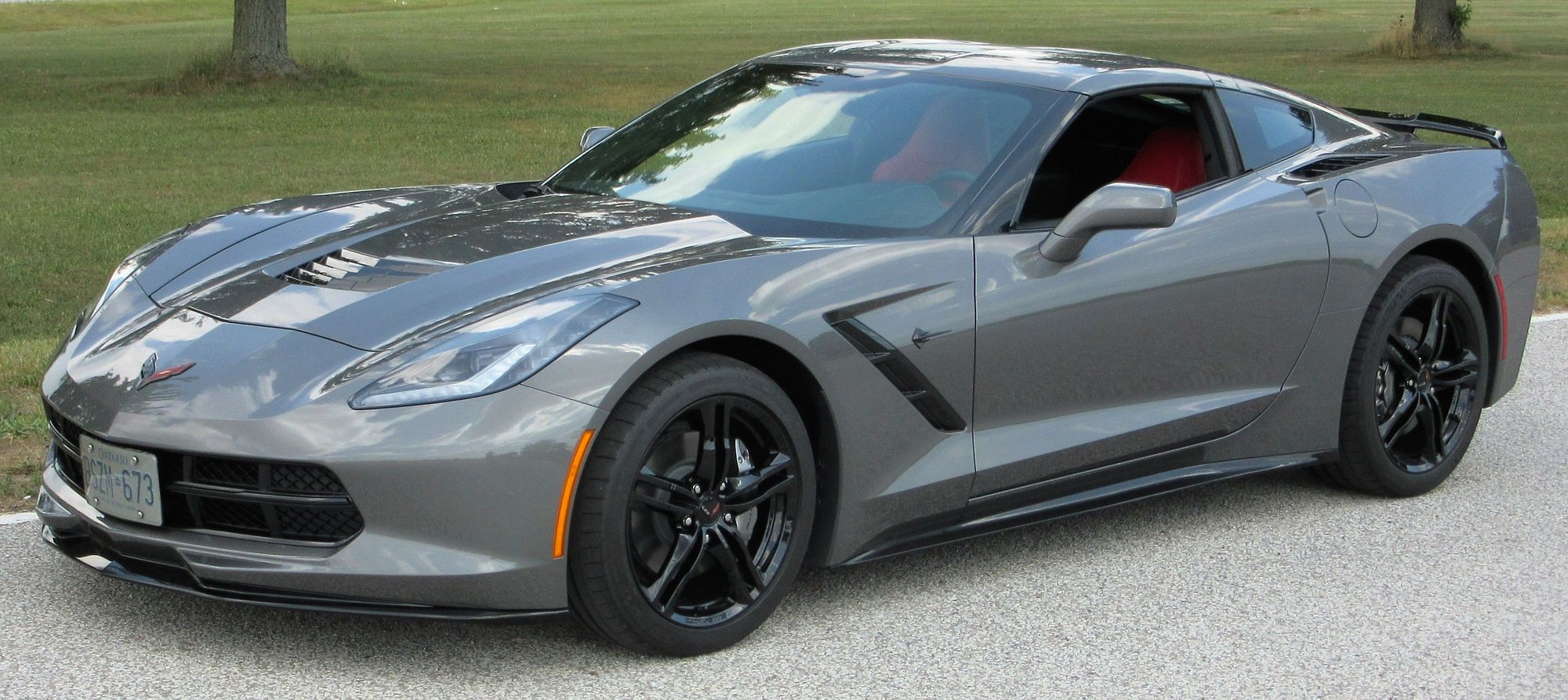 C7 Base StingRay Black High Wing Spoiler (pics) - CorvetteForum ...