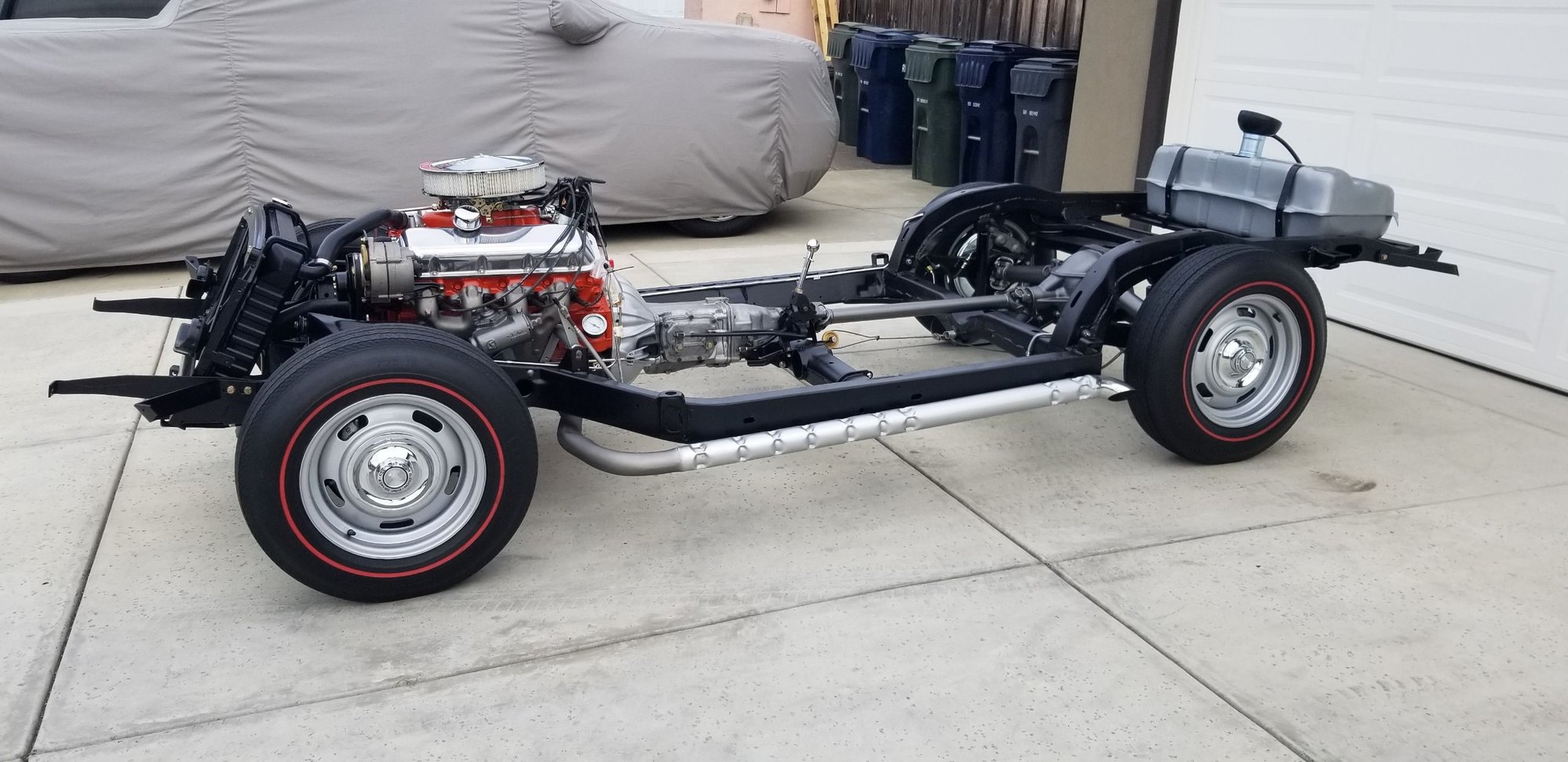 FS (For Sale) 1967 corvette coupe chassis /frame fully restored 427 ...