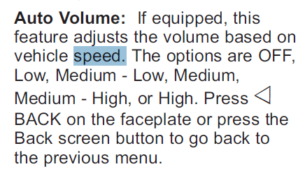 Speed adjusted radio volume - CorvetteForum - Chevrolet Corvette Forum ...
