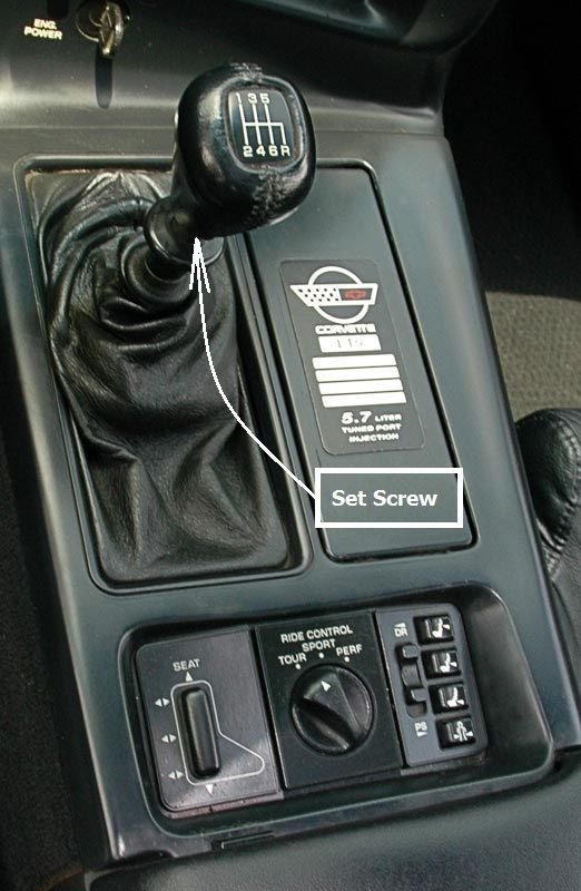 1992 Corvette Shifter Reverse Lockout Pin Set Screw - CorvetteForum ...