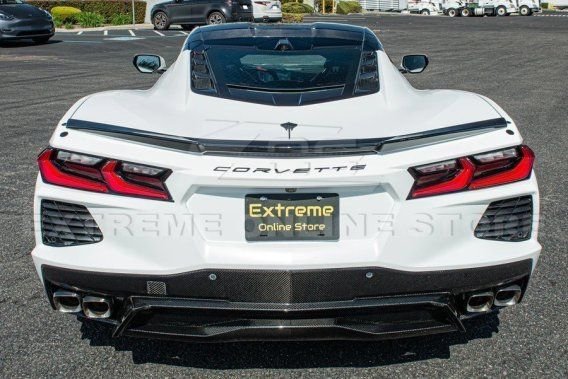 C8 Corvette Low Profile Rear Spoiler Painted Carbon Flash Metallic ...