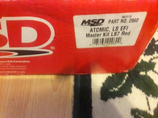 FS (For Sale) FS. MSD Atomic EFI Master Kit for LS-7 Corvette ...