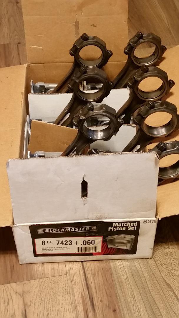 New 327 chevy pistons w/recond rods - CorvetteForum - Chevrolet ...