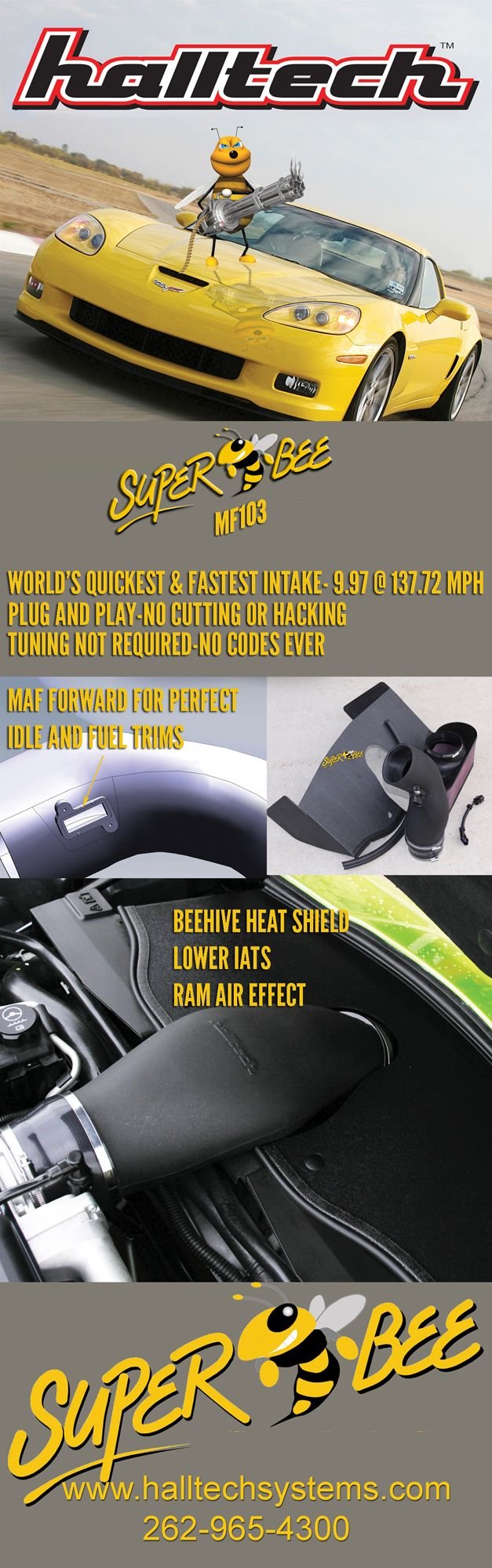 Halltech's first ad for our MF103 - CorvetteForum - Chevrolet Corvette ...