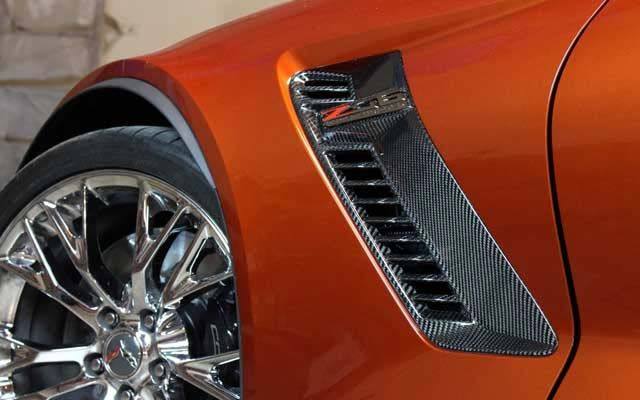 Carbon Fiber Front Fender Vents for C7 Z06 Corvette - CorvetteForum ...