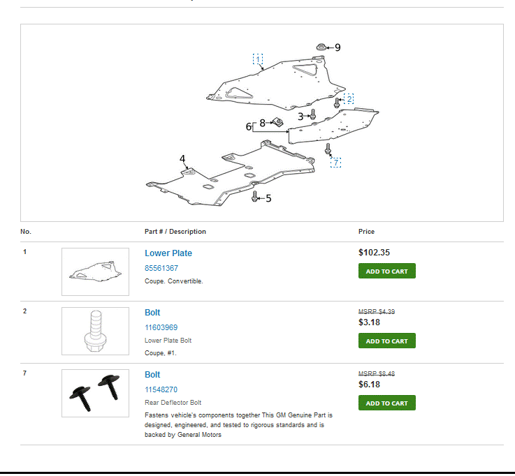 Does anybody know the GM Partnumber for this item? - CorvetteForum ...