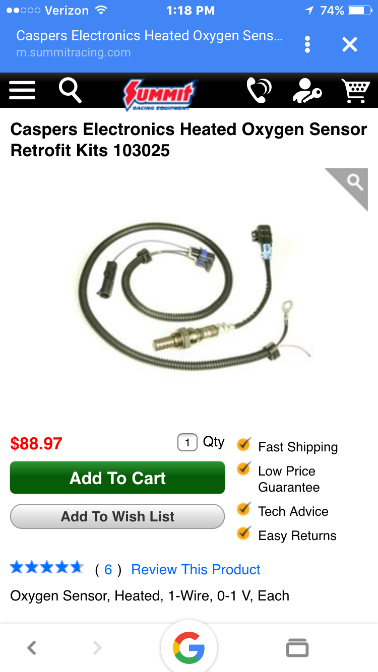 82' O2 sensor - CorvetteForum - Chevrolet Corvette Forum Discussion