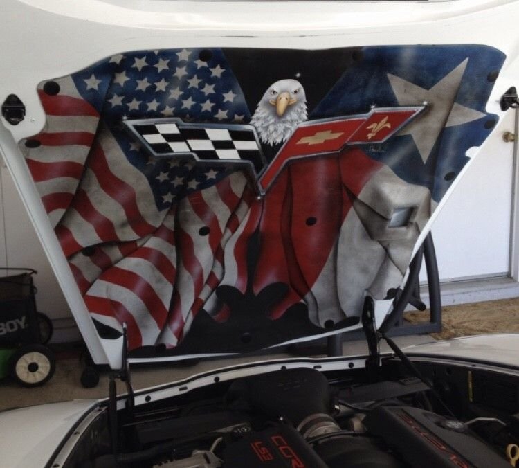 FS (For Sale) C6 Custom Painted Hood Insulator - CorvetteForum ...