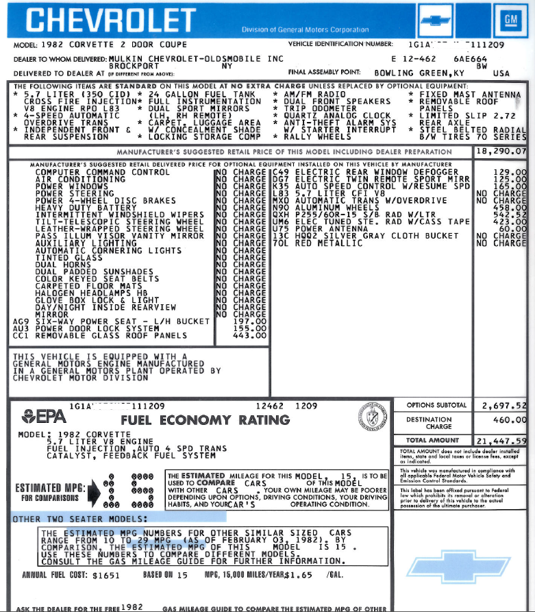 1982 MY(Model Year) problems & possible solutions. - Page 16 ...