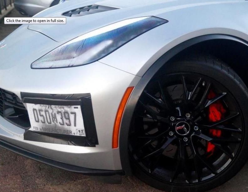 Retractable front license plate - CorvetteForum - Chevrolet Corvette ...