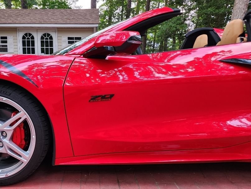 70th anniversary door badge placement on 2023 C8 - CorvetteForum ...