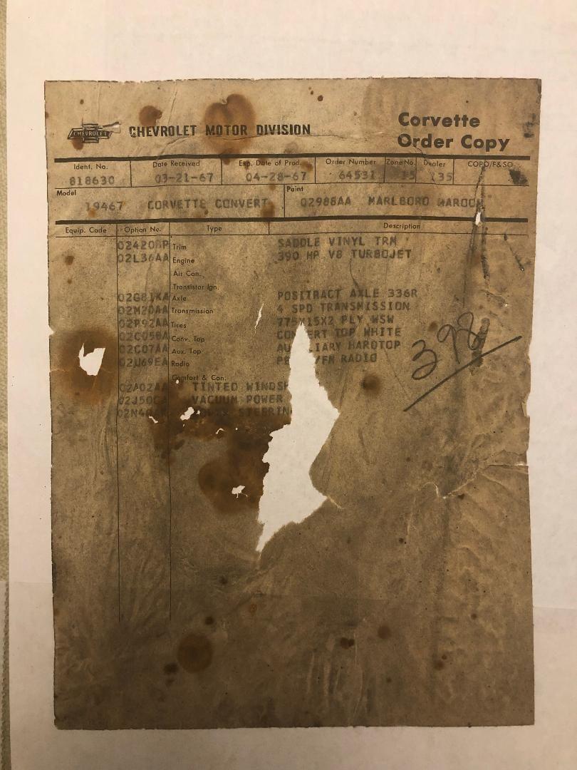 FS (For Sale) For Sale 1967 Corvette Convertable - CorvetteForum ...