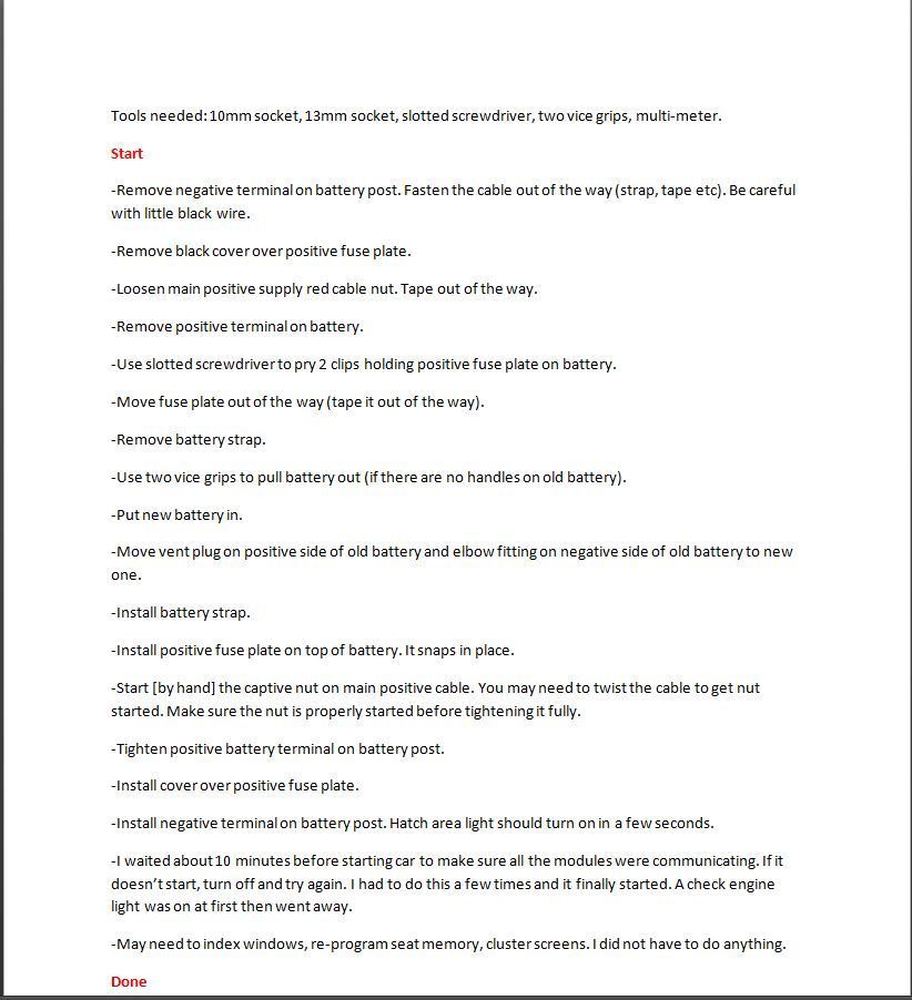 Just installed a new battery in my C7 Z06. Interesting results ...