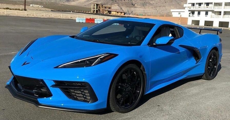 High Wing Spoiler ))) : RAPID BLUE Corvette C8 - Page 2 - CorvetteForum ...