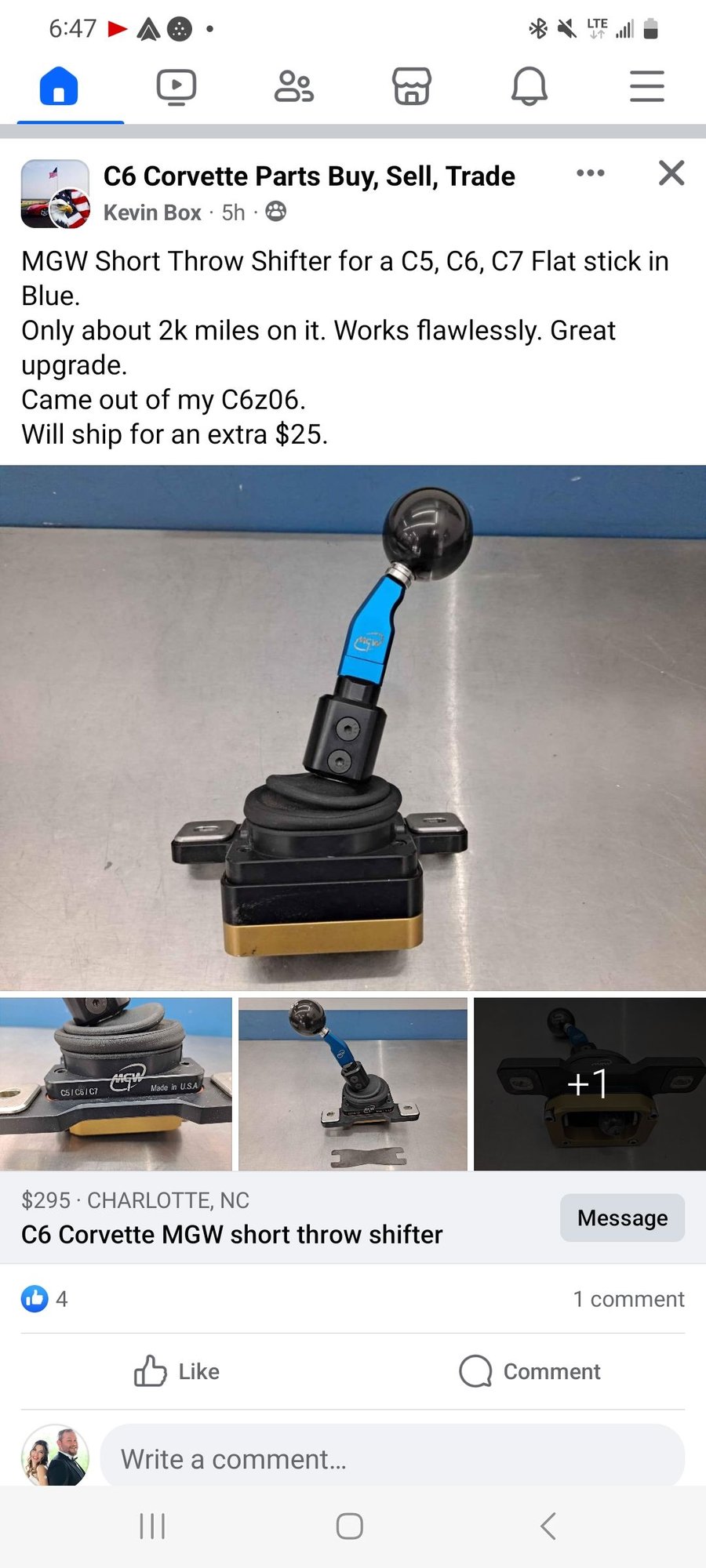 Tick Performance Shifter - CorvetteForum - Chevrolet Corvette Forum ...