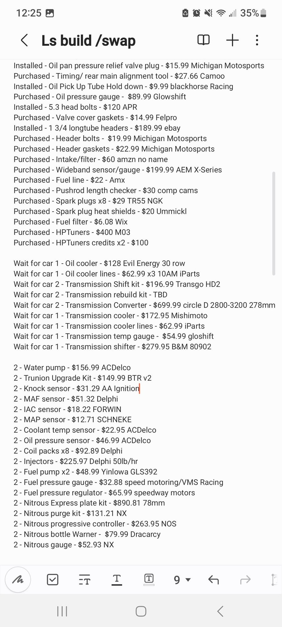 C6 LS3 - Complete Cam Swap Parts List - CorvetteForum - Chevrolet ...