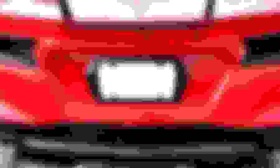 2020-2022 c8 corvette painted rear license plate frame - CorvetteForum ...