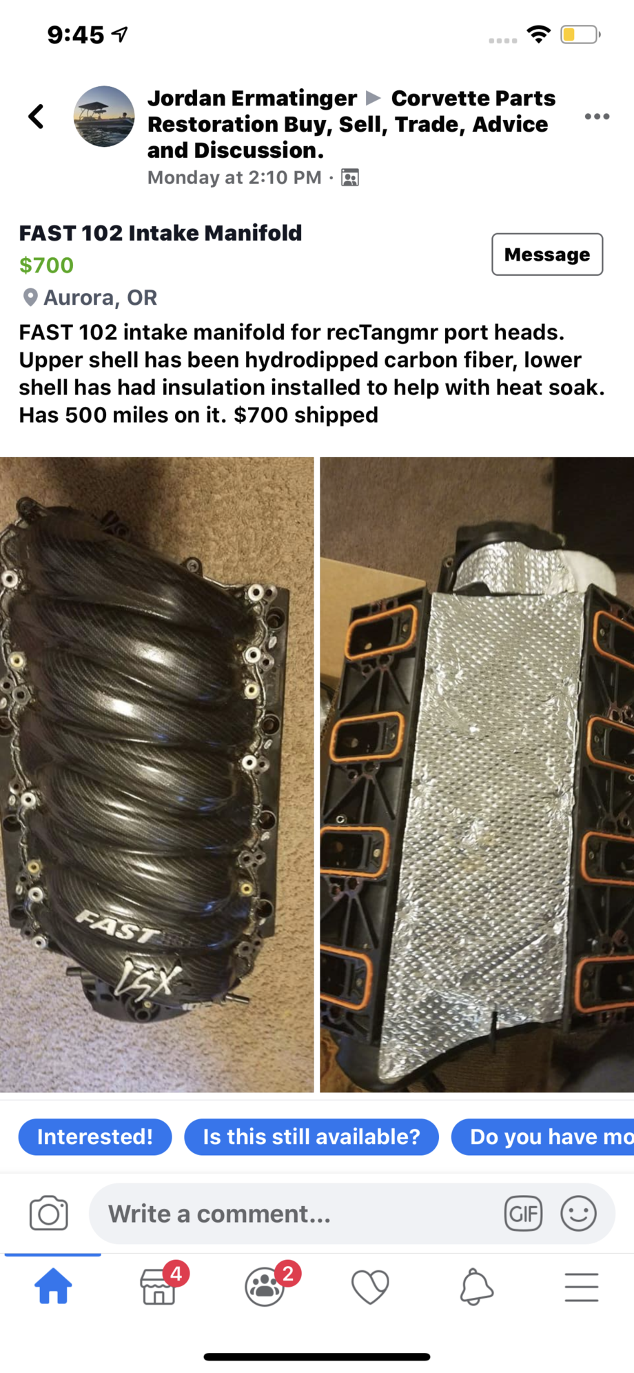FAST 102 Intake Manifold Help heads - CorvetteForum - Chevrolet ...