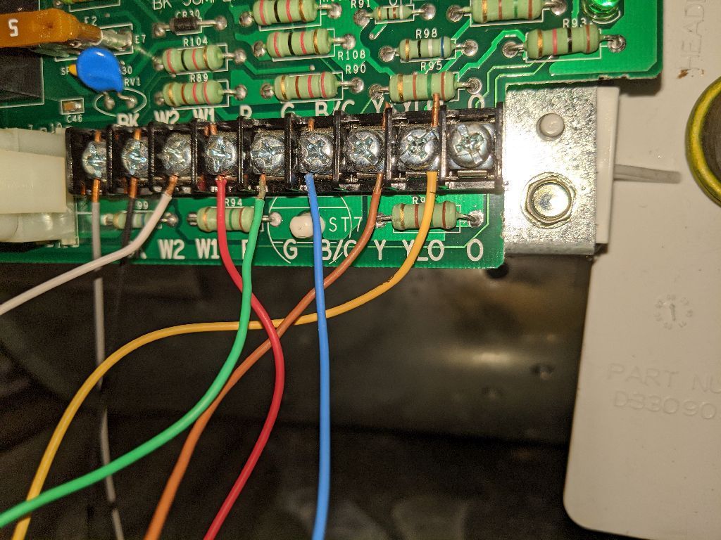 Nest installation for Trane XV95 and VisionPro Iaq EIM - DoItYourself ...