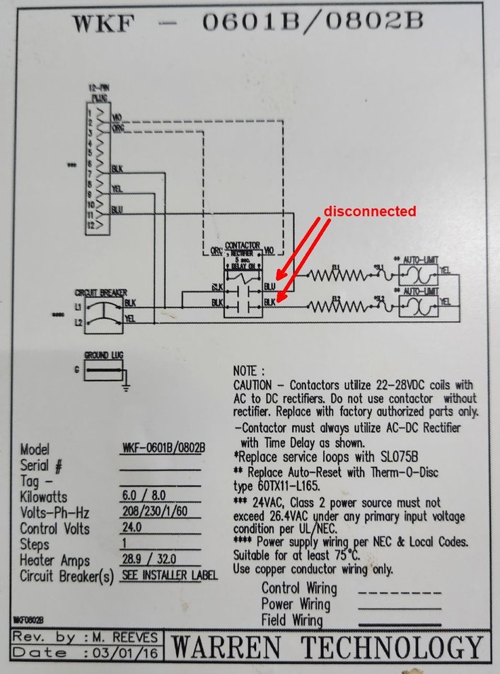 Carrier a/h blower disconnected but still runs - DoItYourself.com ...