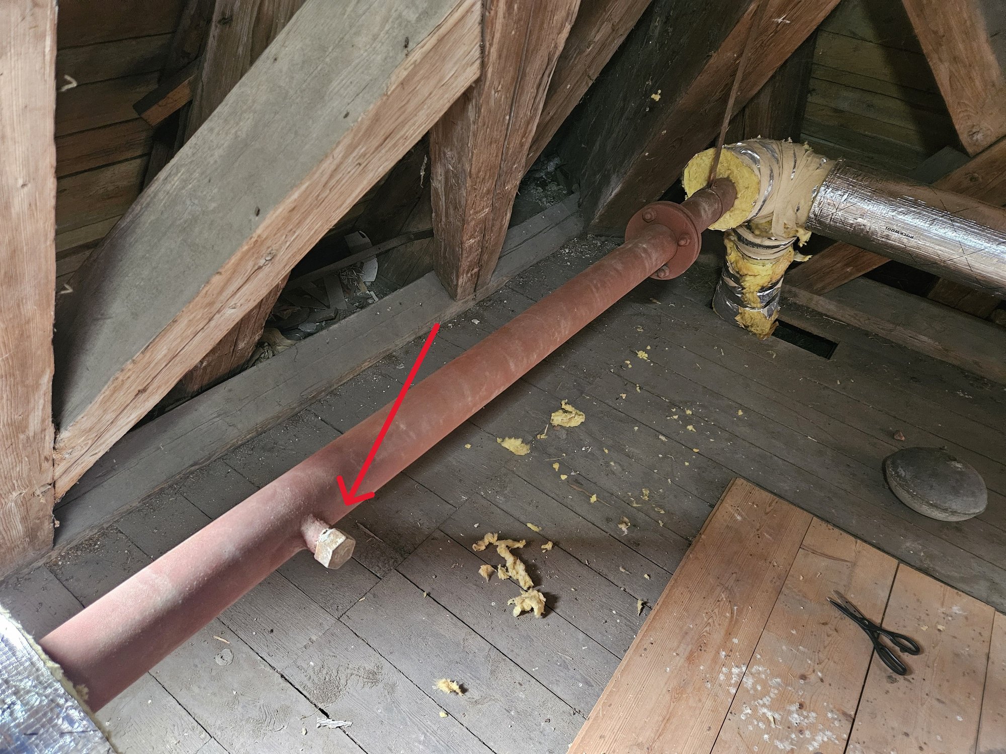 Strange pipe extensions on radiator heating system (closed loop) main ...