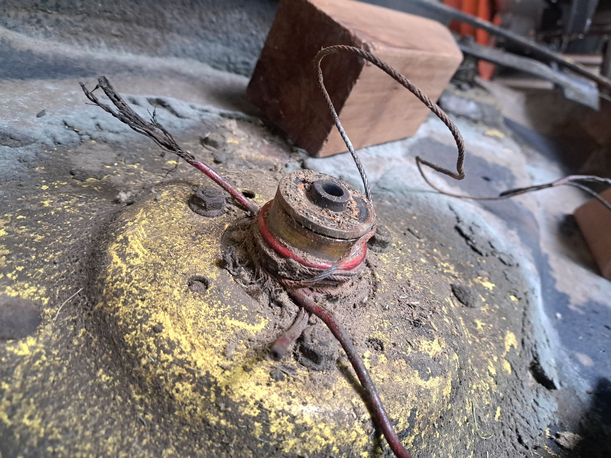 Wire wrapped around mower spindle - DoItYourself.com Community Forums