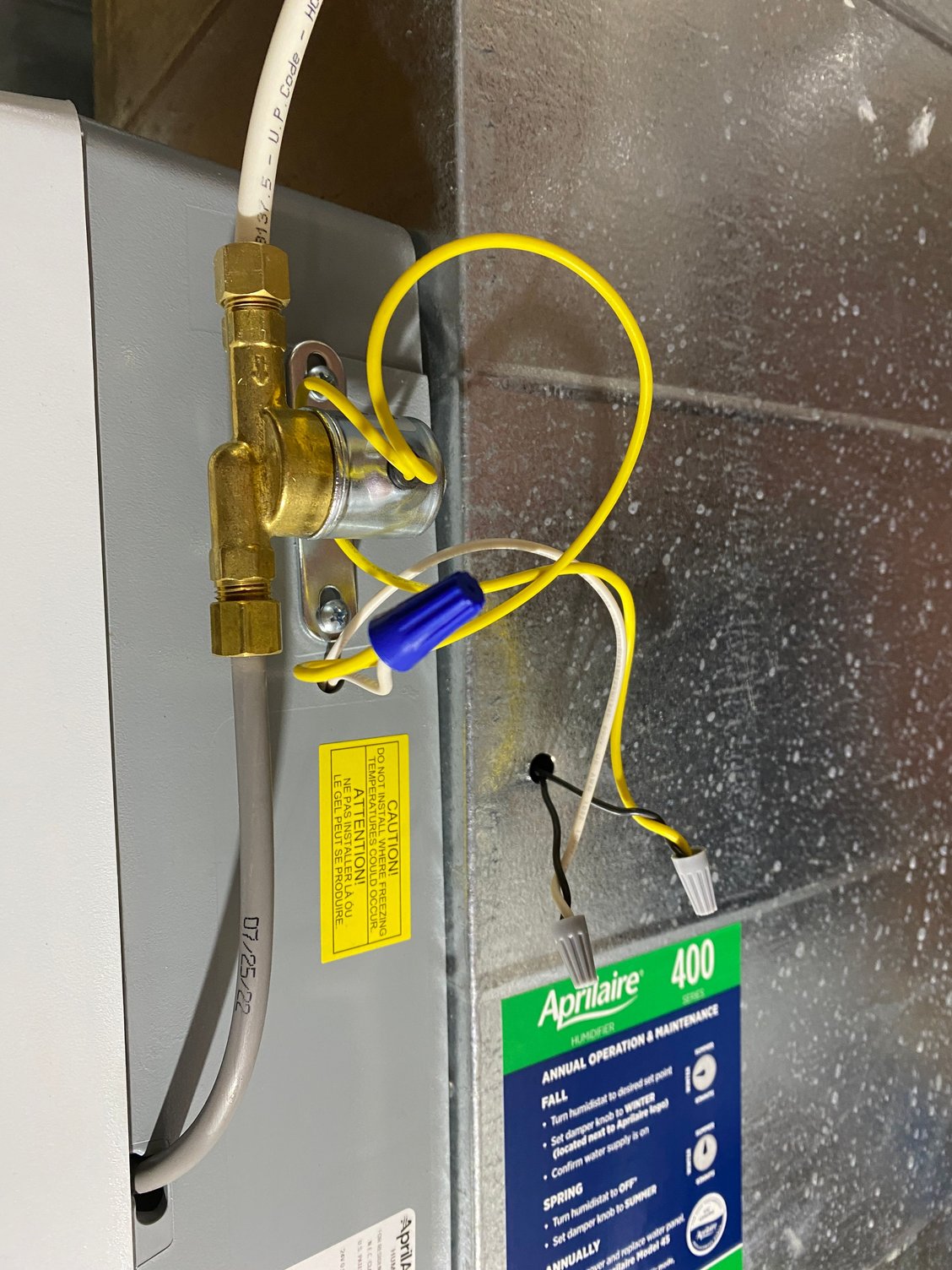 Aprilaire 400 humidifier to Ecobee Premium wiring - DoItYourself.com ...