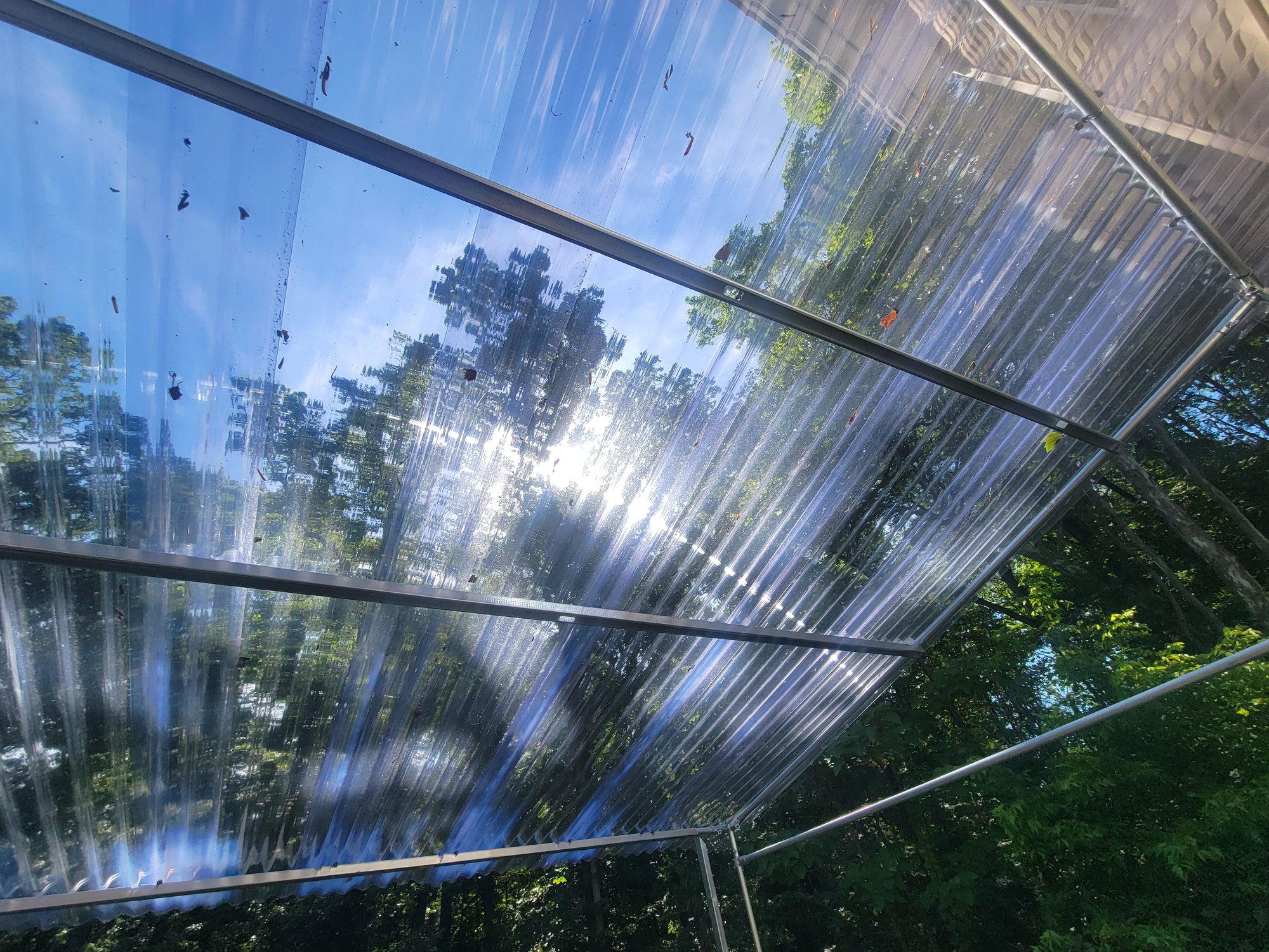 sun reflector for patio roof to roll in and out - DoItYourself.com ...