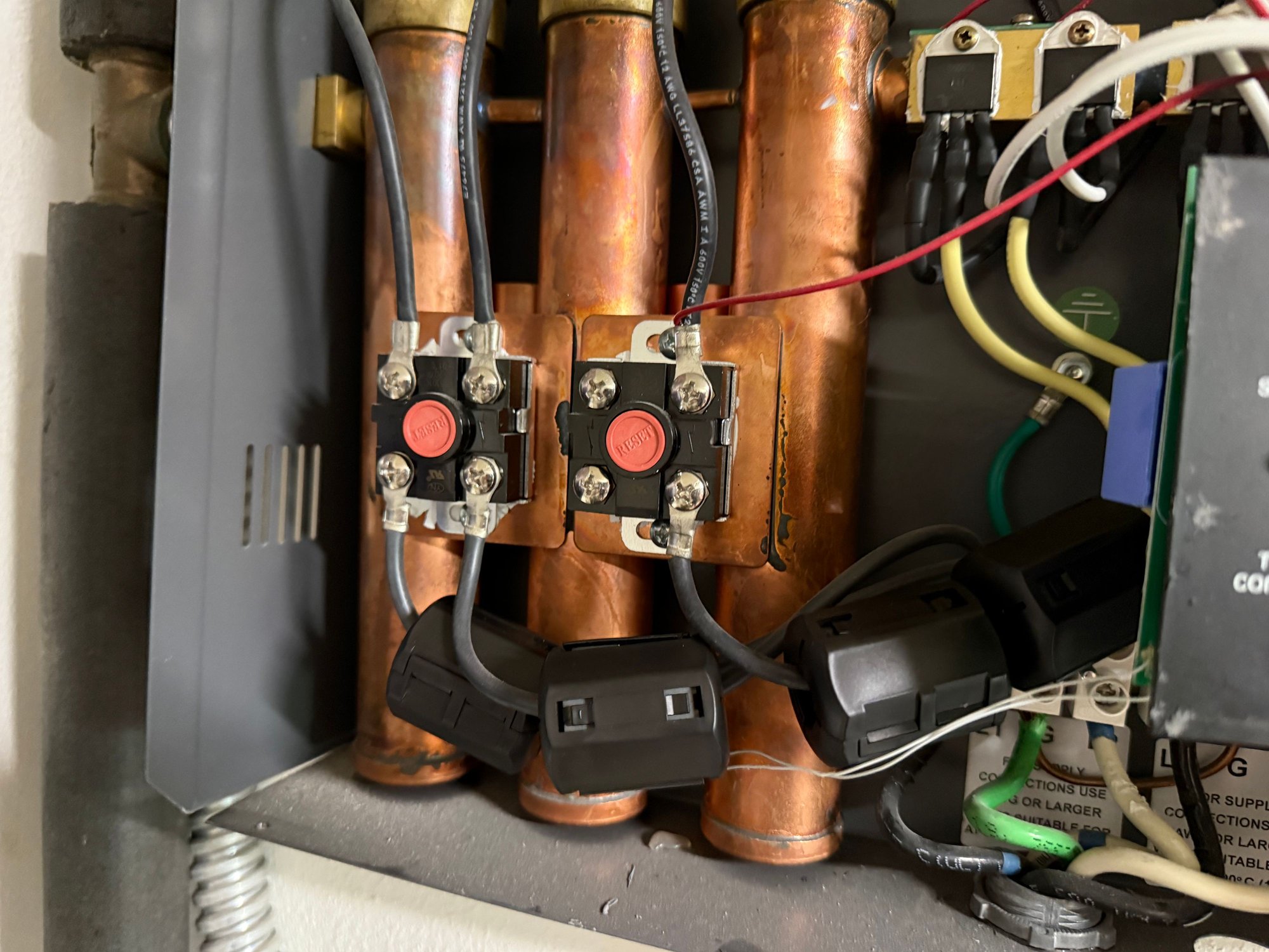 Solved - Flickering LED Lights when tankless hot water running ...