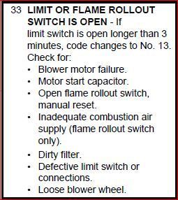 Carrier code 33: repeatedly, intermittent, over and over - DoItYourself ...