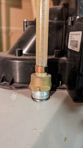 Help needed with water heater intake connection - DoItYourself.com ...