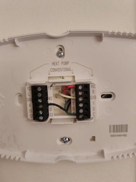 Need helping wiring a semi-new Honeywell Thermostat to an old ICG ...