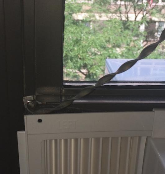 Twisted Metal Rod Coming out of Window - DoItYourself.com Community Forums