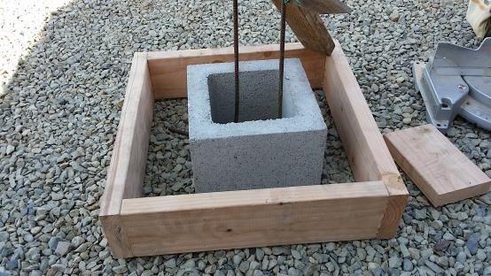 Footing for cement block fence post? - DoItYourself.com Community Forums