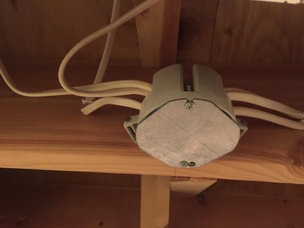 How to add outlet from a light fixture? - DoItYourself.com Community Forums