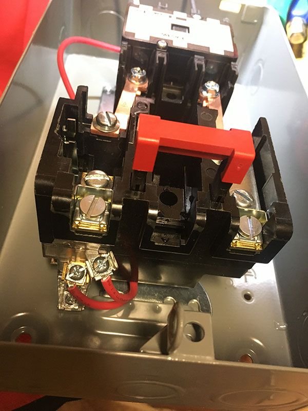 Help wiring up Magnetic Starter to Air Compressor - DoItYourself.com ...