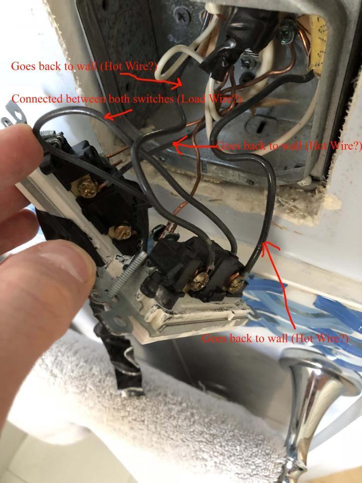 Replacing 2 single pole switches with 1 Caseta Dimmer & 1 PD-6ANS-WH switch - DoItYourself.com ...