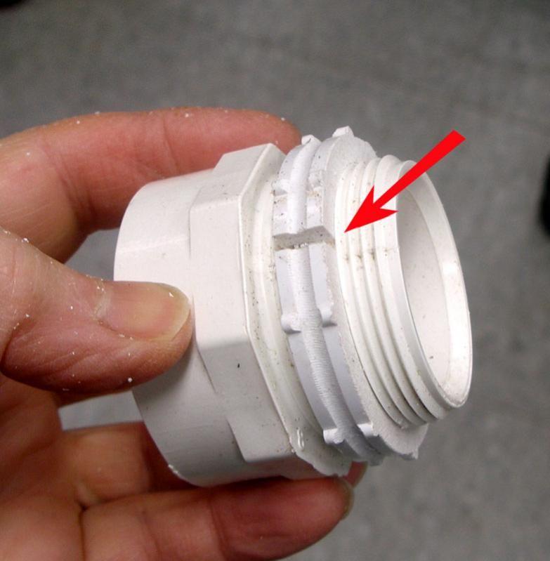 How do you join PVC pipe to old hub of cast iron fitting ...