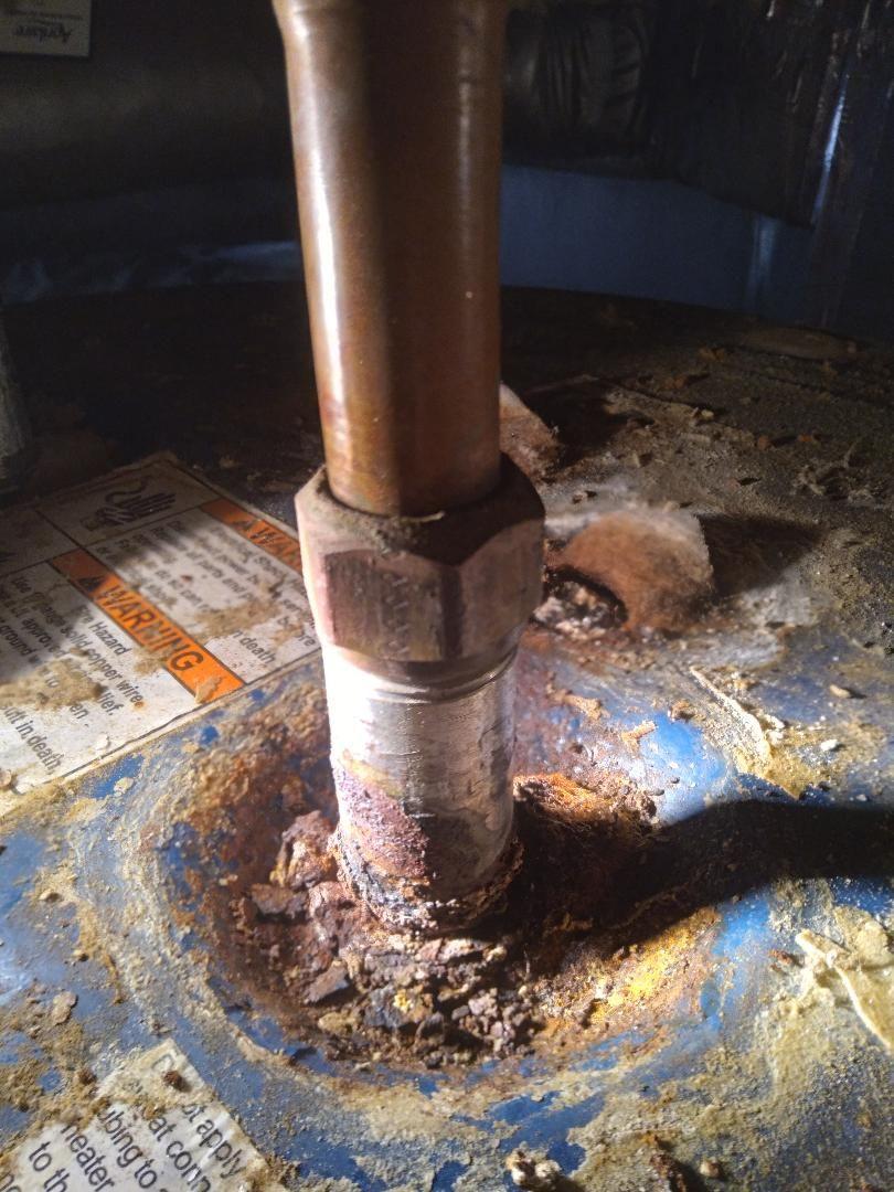 Rusty Pipe in Hot Water Heater - DoItYourself.com Community Forums