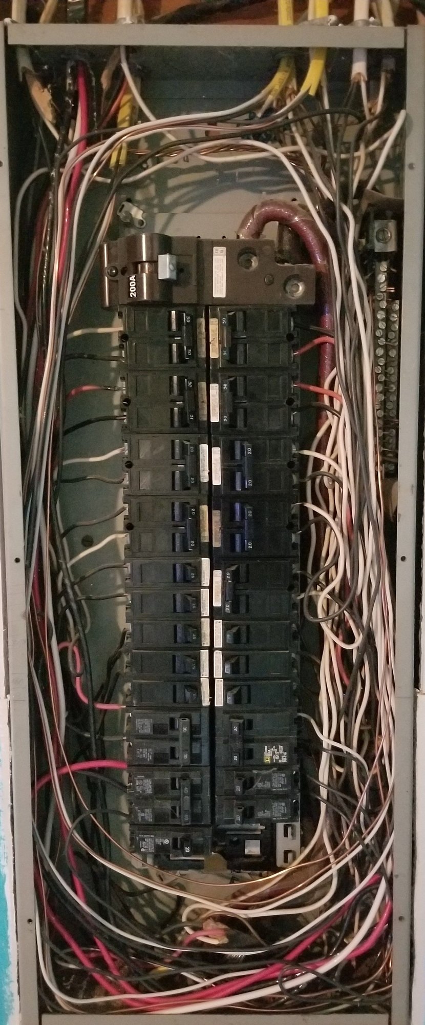 Disorganized breaker box / running new breaker lines - DoItYourself.com Community Forums