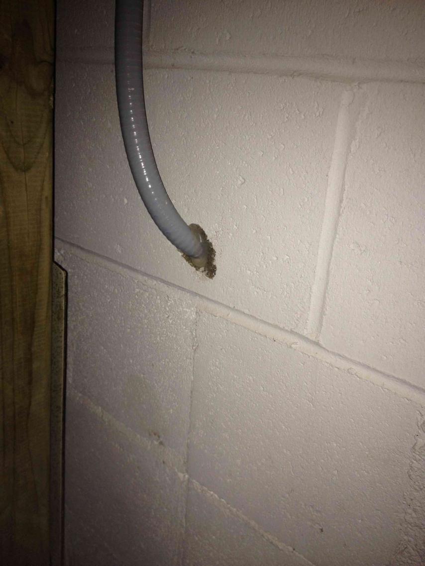 Cables through concrete block wall - DoItYourself.com Community Forums